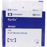 Kendall 5072 Kerlix Sponge - 4" x 4", 12-ply, Sterile, 2 per pack, Box ...